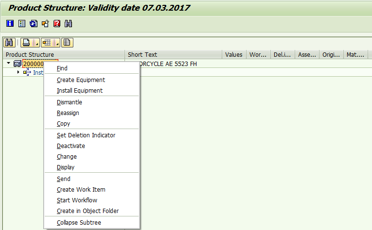 Product Structure Browser – CC04 – SINAU SAP PM MODULE