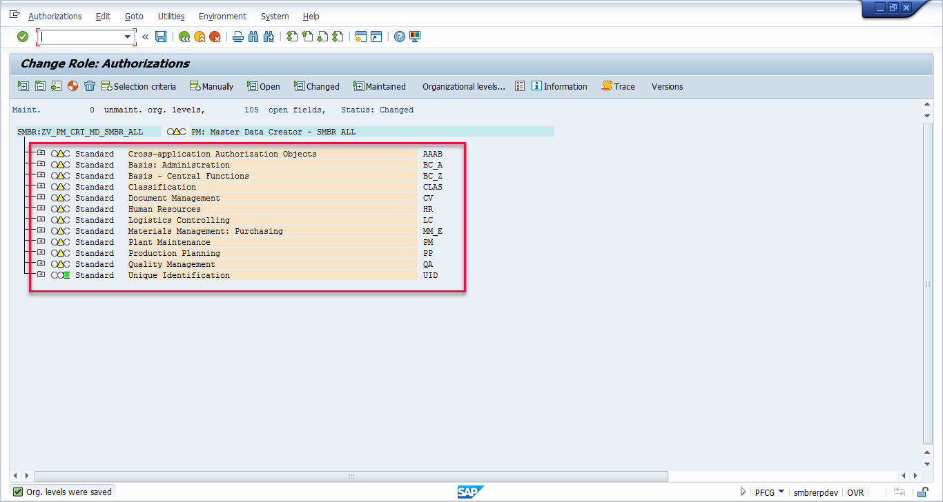 Cara Membuat Authorization Role – SINAU SAP PM MODULE