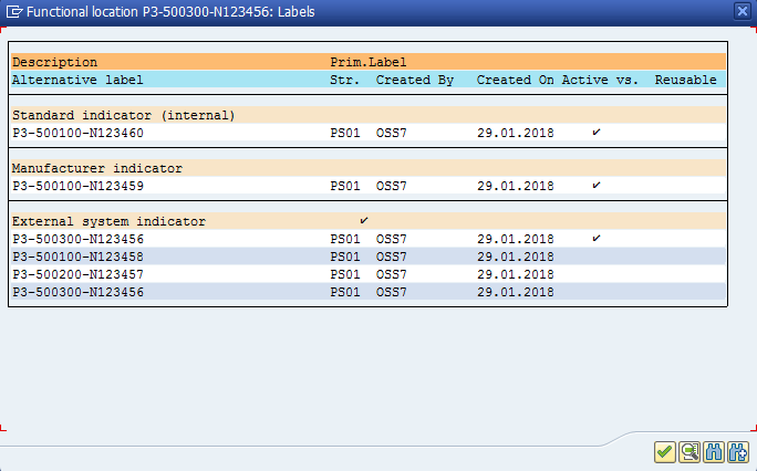 Alternative Labelling – SINAU SAP PM MODULE