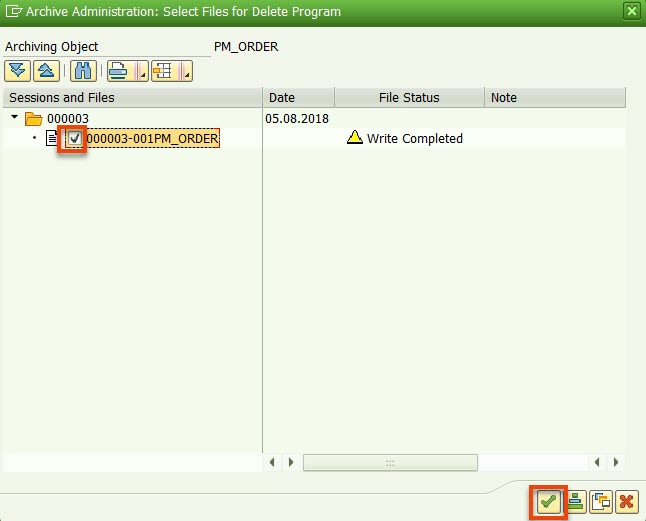 Cara Archiving Maintenance Order – SINAU SAP PM MODULE