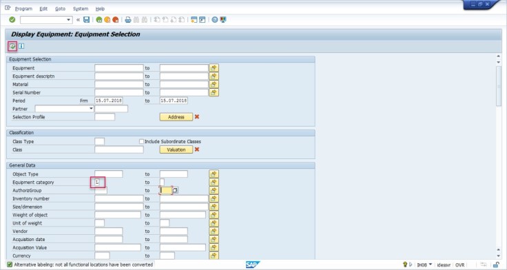 Mengganti Number Ranges External to Internal – SINAU SAP PM MODULE