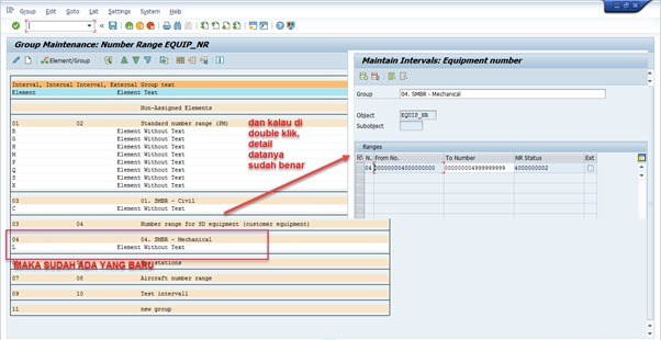 Mengganti Number Ranges External to Internal – SINAU SAP PM MODULE