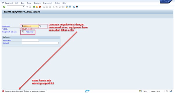 Mengganti Number Ranges External to Internal – SINAU SAP PM MODULE