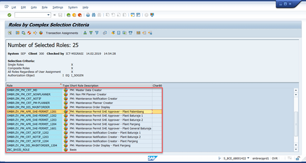 Roles By Authorization Object Sinau Sap Pm Module 9566