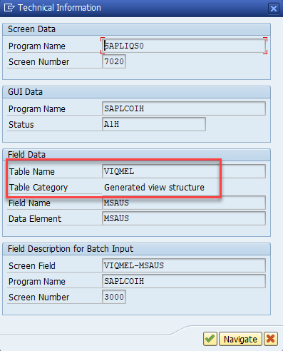 SAP PM Table for Maintenance Order – SINAU SAP PM MODULE