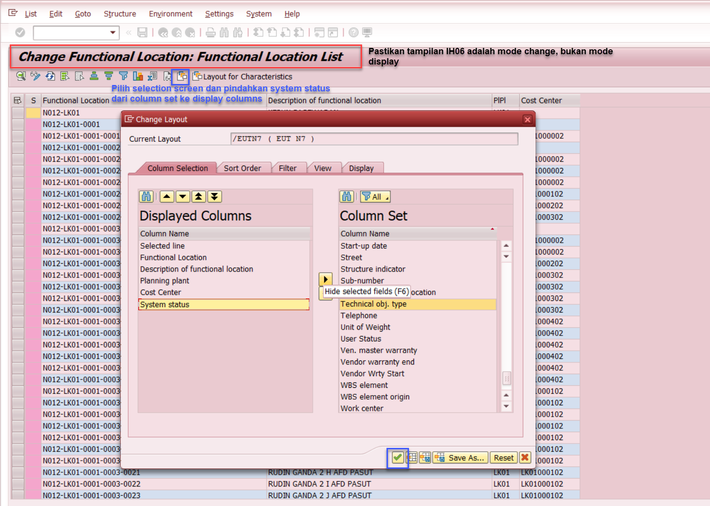 Deactivate dan Deletion Flag Functional Location Secara Massal – SINAU ...